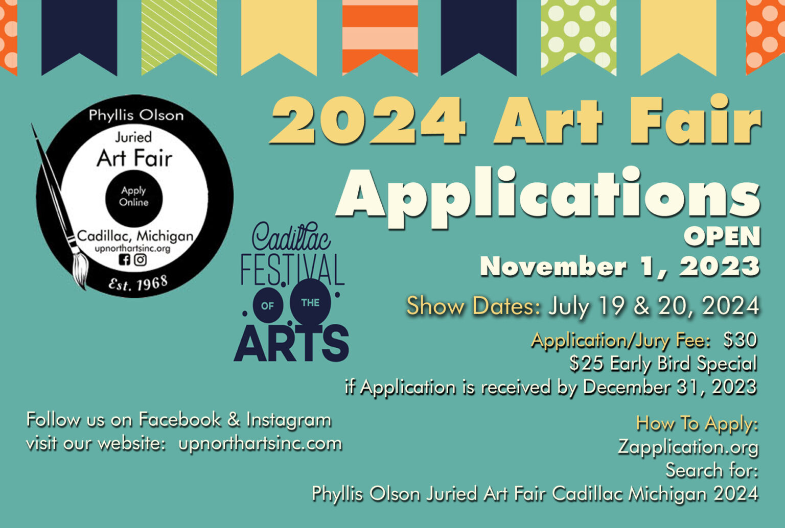 56th Phyllis Olson Art Fair 2024 – Up North Arts, Inc.